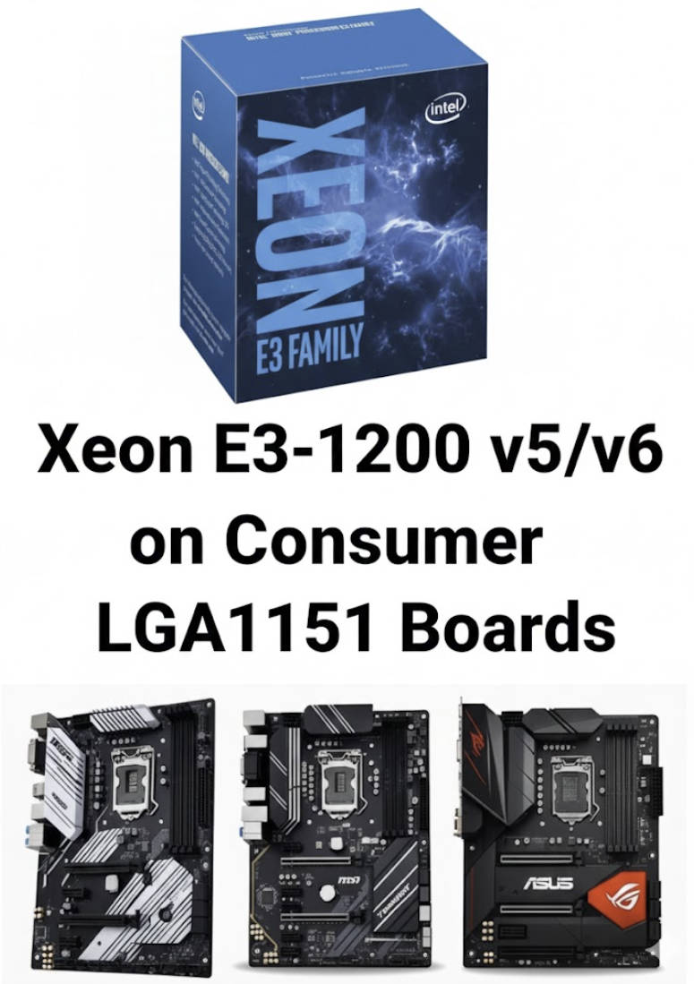 Xeon E3 v5/v6 Guide: LGA1151 Compatibility, Specs, 2026 Relevance